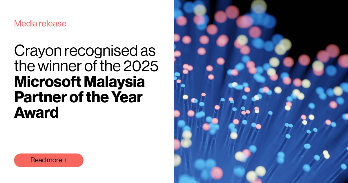 Crayon recognised as the winner of the 2025 Microsoft Malaysia Partner ...