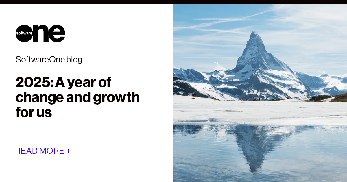 2025: A year of change and growth for us | SoftwareOne blog