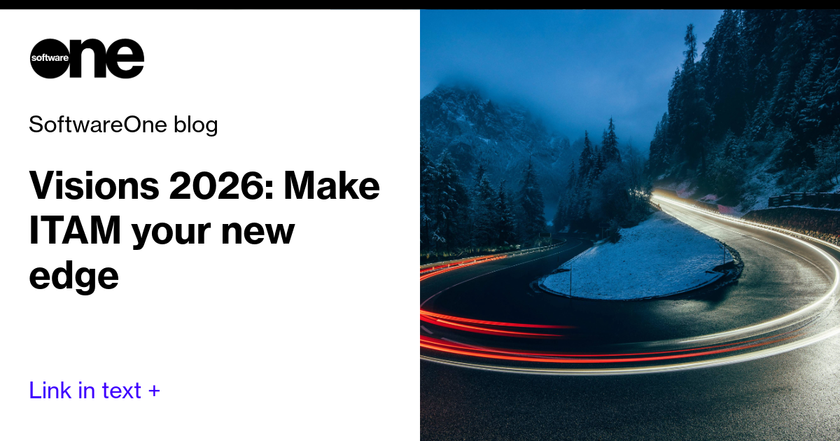 ITAM for 2026: Cost optimization as competitive advantage | SoftwareOne ...