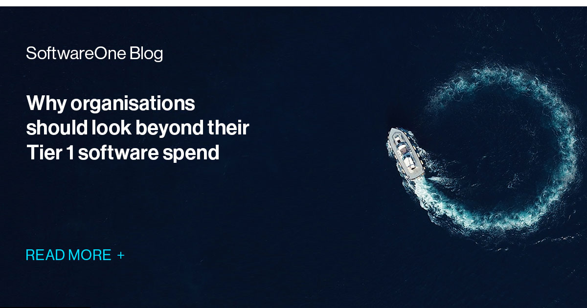 Why organizations should look beyond their Tier 1 software spend ...