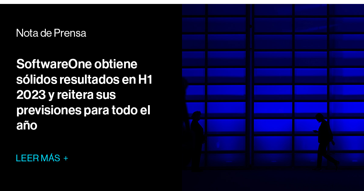 SoftwareOne obtiene sólidos resultados en el primer semestre de 2023 y ...