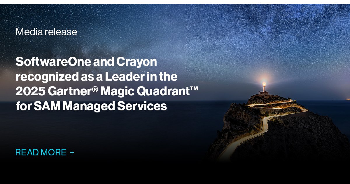 SoftwareOne and Crayon recognized as a Leader in the 2025 Gartner ...