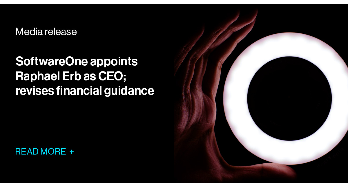 SoftwareOne appoints Raphael Erb as CEO; revises financial guidance ...